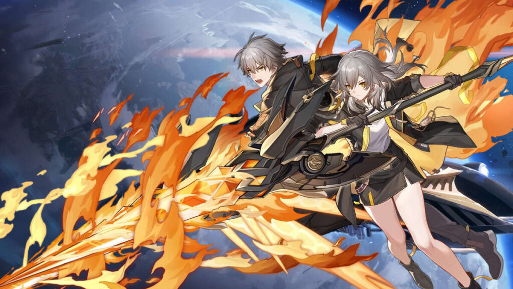 Elysia and Kevin Expy in HSR: HI3 Characters in Honkai Star Rail